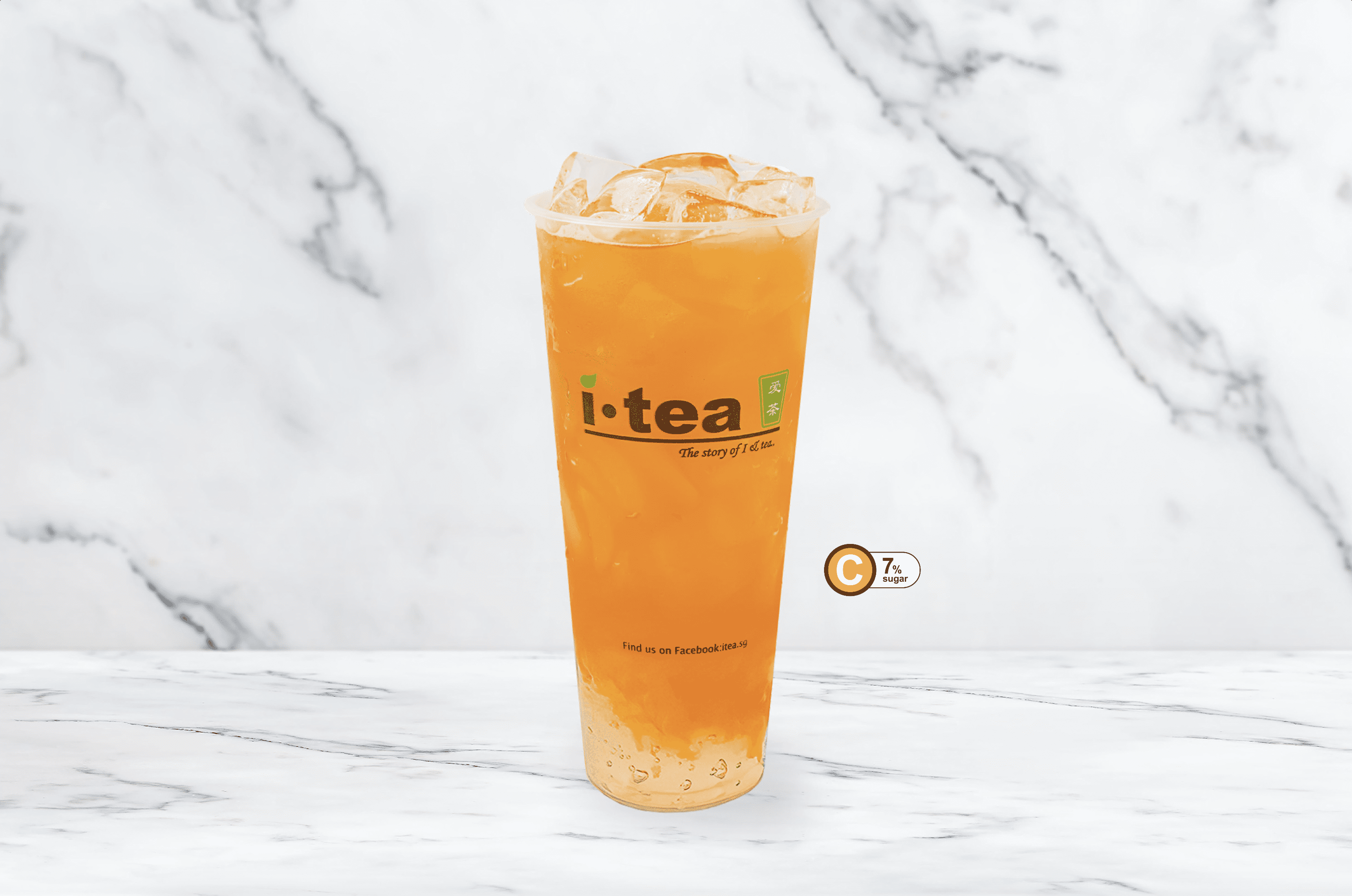 Peach Green Tea White Pearl - itea